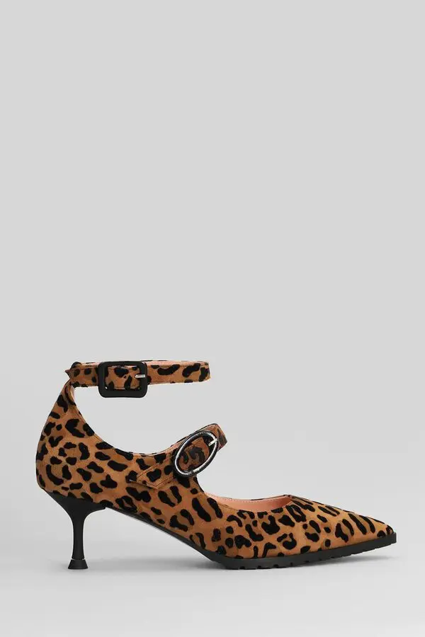 FRATELLI RUSSO Animalier Suede Pumps - Multicolor