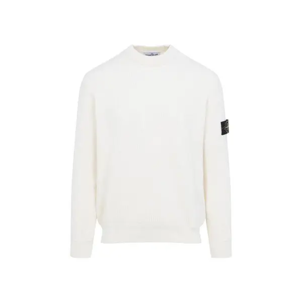 Stone Island Wool Sweater - Beige