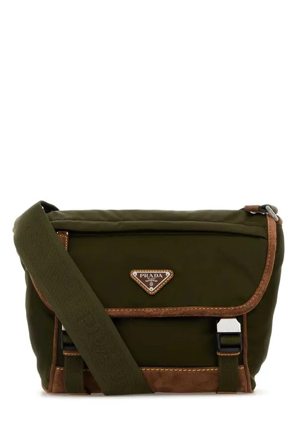 Prada Re-nylon Crossbody Bag - Green