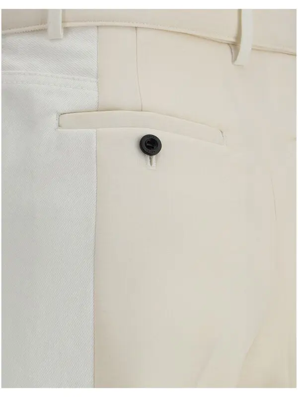 Sacai Pants In White - 50% Off | Editorialist