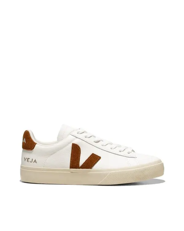VEJA Trainers - White Cognac