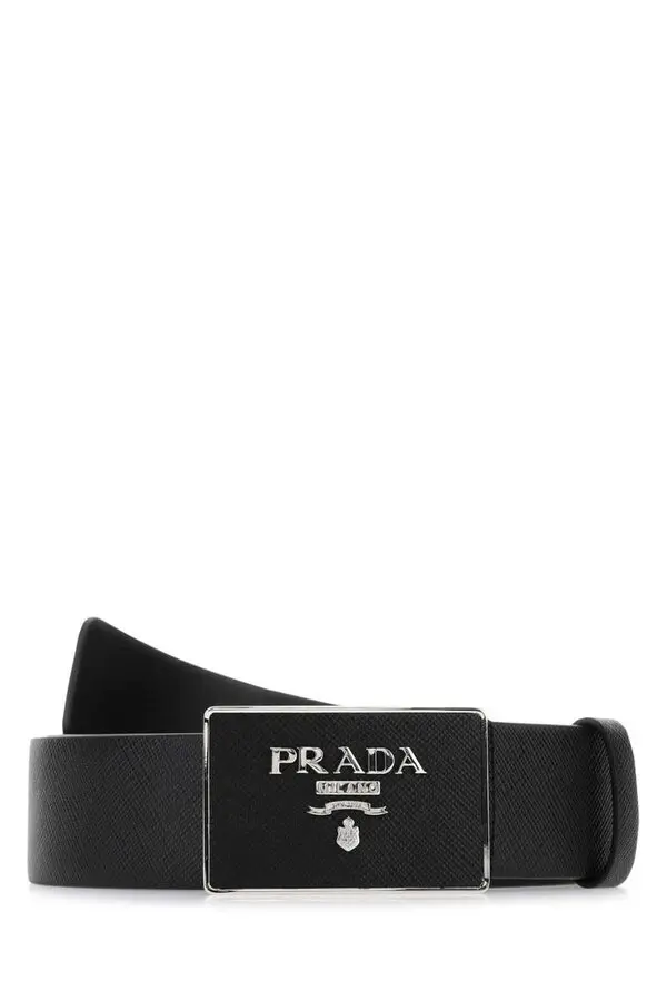 Prada Leather Belt - Black
