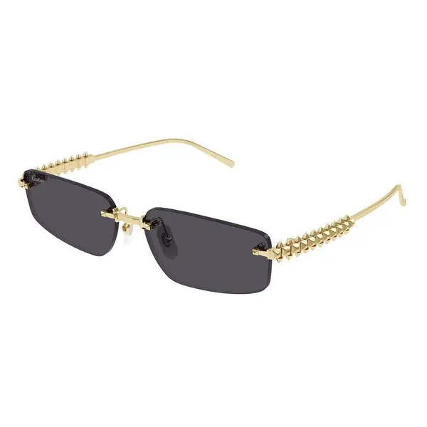 CARTIER Rectangle Sunglasses - Gold