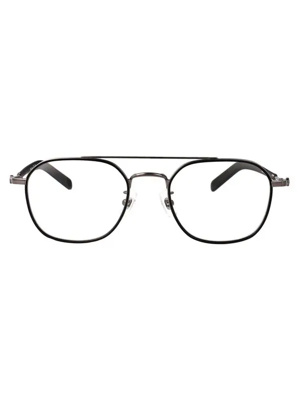 Montblanc Optical Frame - Ruthenium-ruthenium-transparent