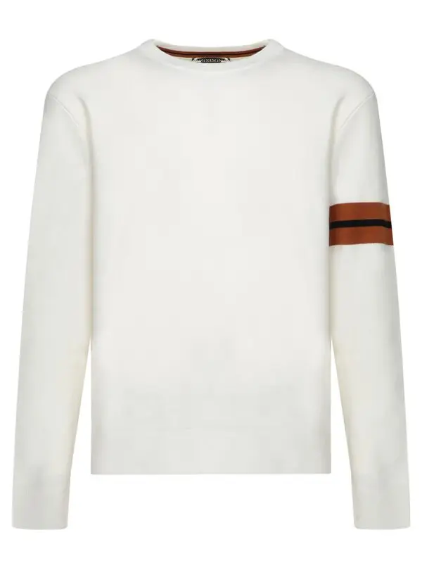 Zegna Fine Knit Wool Sweater - White