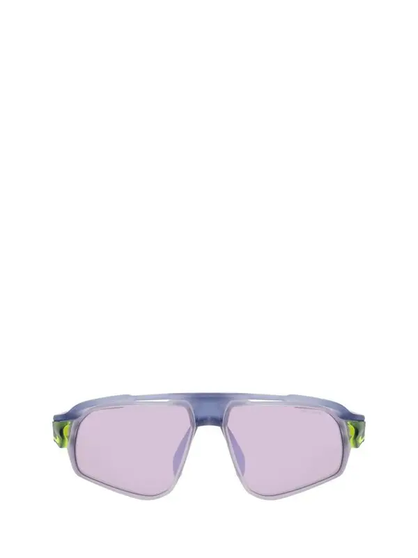 Nike Square Frame Sunglasses - Mat Ashen Slate / Course / Ll Volt