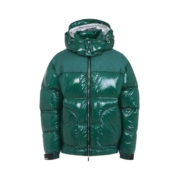Casablanca City Jacquard Bomber Jacket - Green