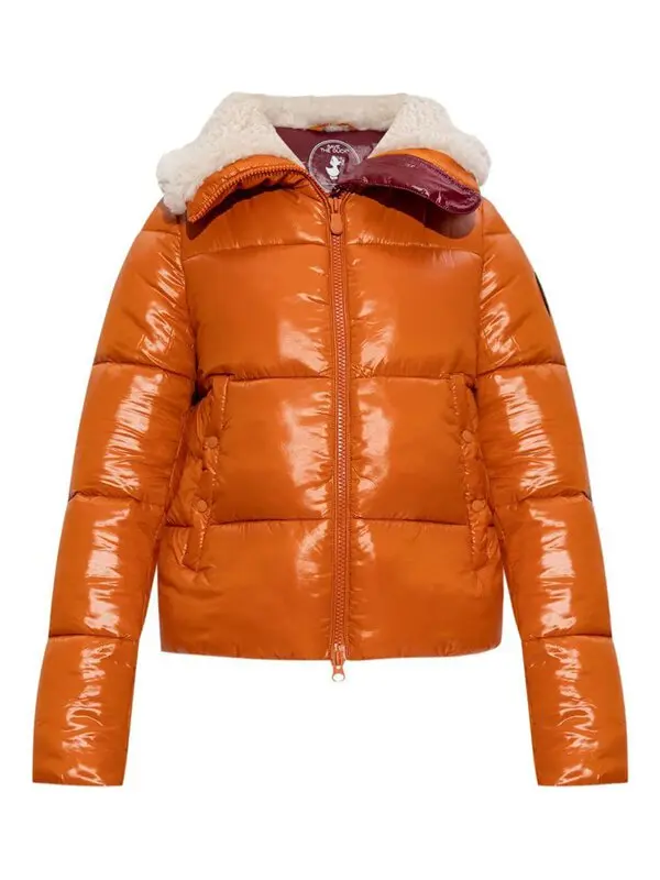 SAVE THE DUCK Moma Short Down Jacket - Brown