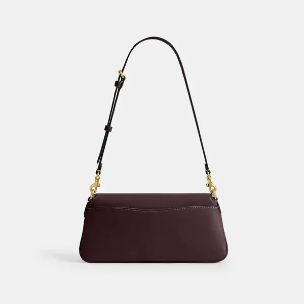 COACH® Jet Shoulder Bag - Brass/black Currant