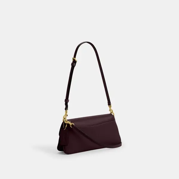 COACH® Jet Shoulder Bag - Brass/black Currant