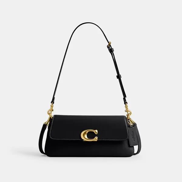 COACH Jet Shoulder Bag - Brass/black
