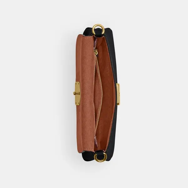 COACH Jet Shoulder Bag - Brass/black