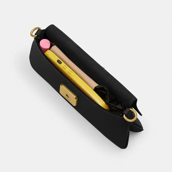 COACH Jet Shoulder Bag - Brass/black