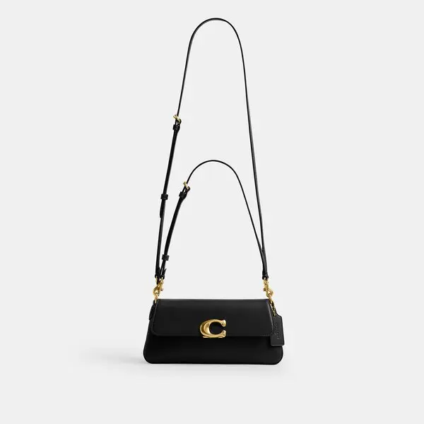 COACH Jet Shoulder Bag - Brass/black