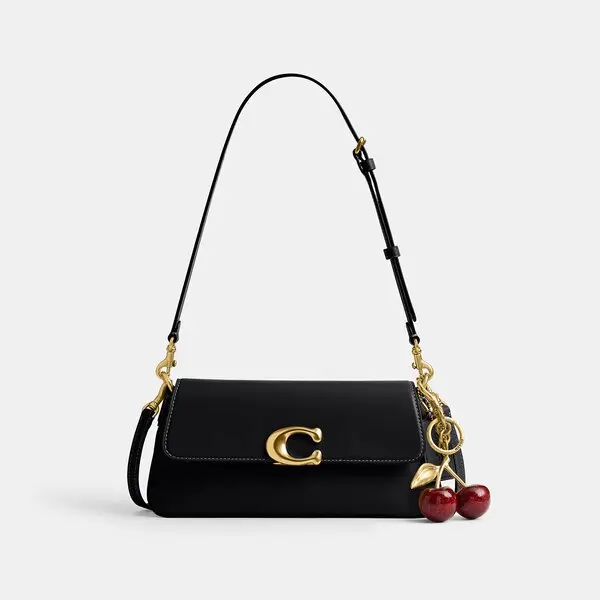 COACH Jet Shoulder Bag - Brass/black