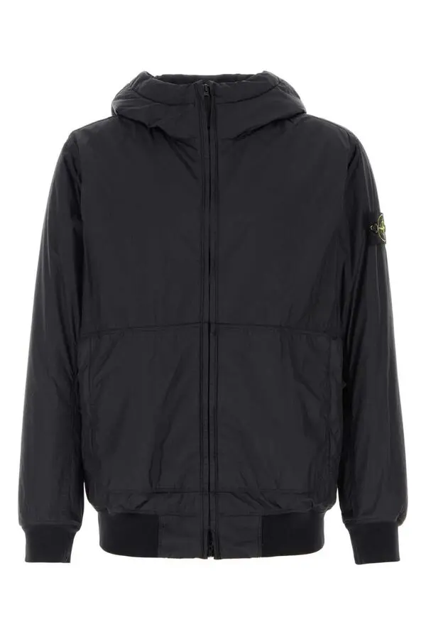 Stone Island Classic Hooded Jacket - Navy