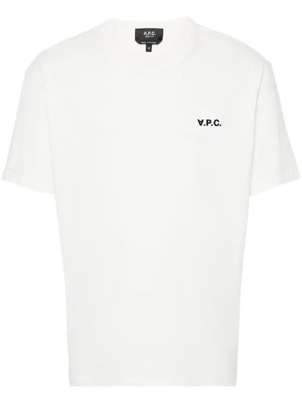 A.p.c. T-shirt With Embroidery - White