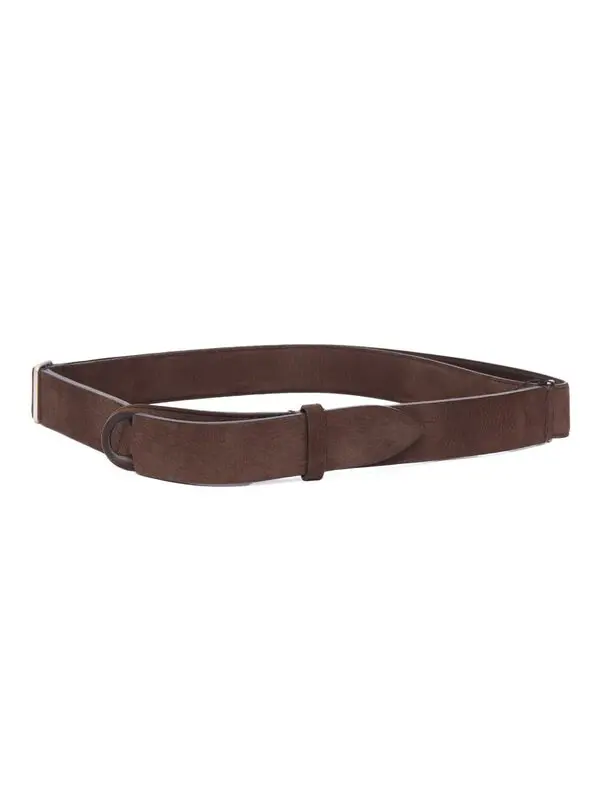 ORTIGNI Leather Belt - Brown