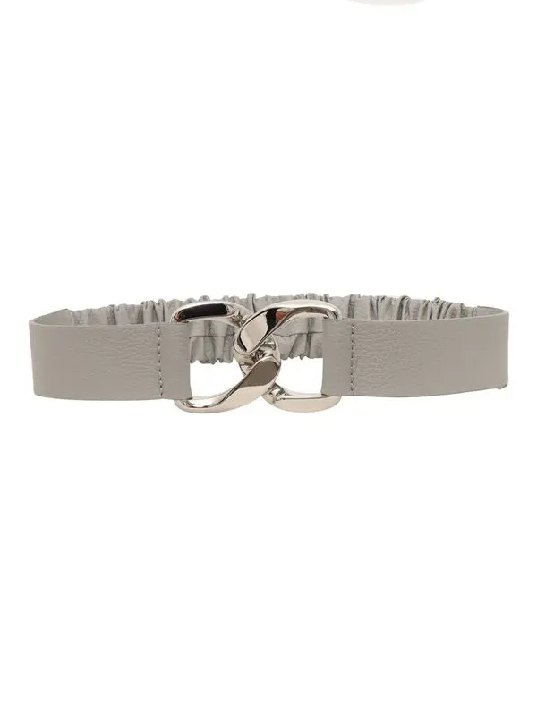 ORTIGNI Leather Belt - Gray
