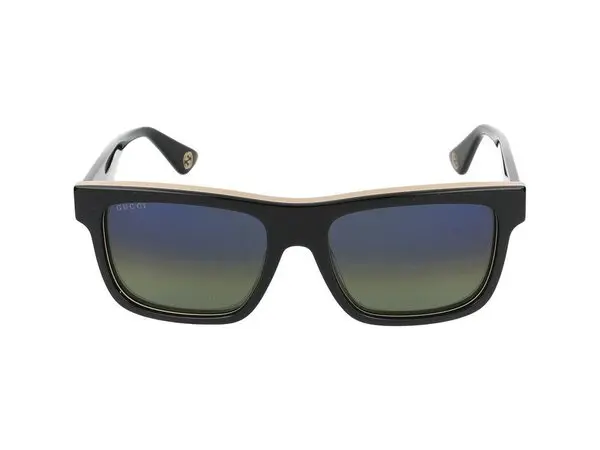 Gucci Sunglasses - Black Black Blue