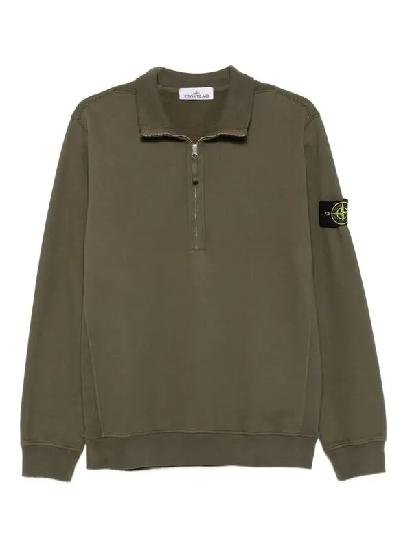 Stone Island Cotton Crewneck Sweatshirt - Green