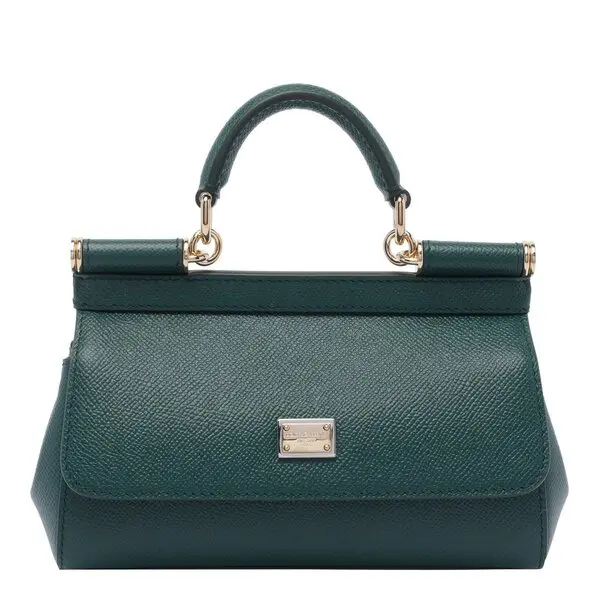 Dolce & Gabbana Small Sicily Handbag - Green