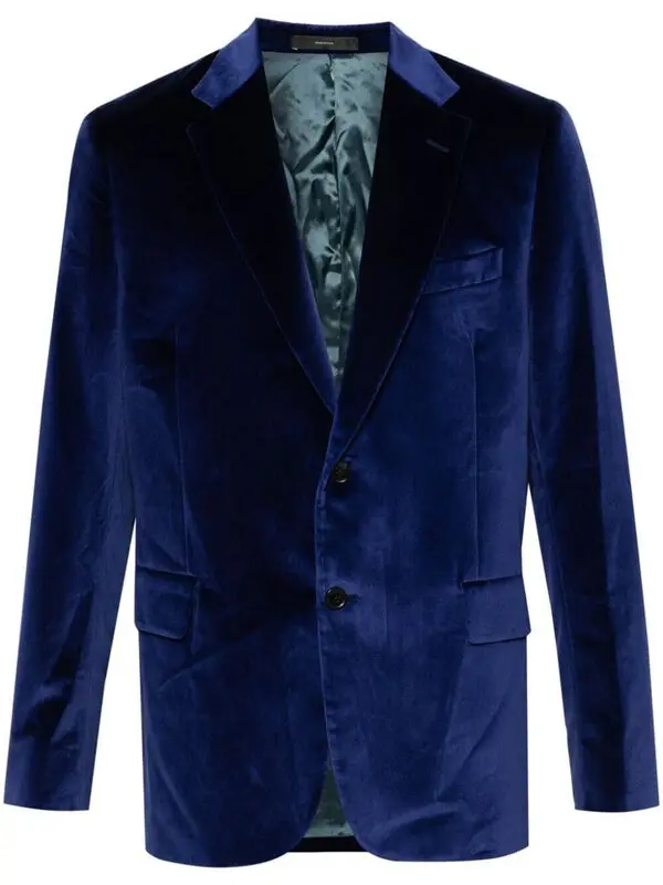Paul Smith Tailored Fit Two Buttons Jacket - Blue