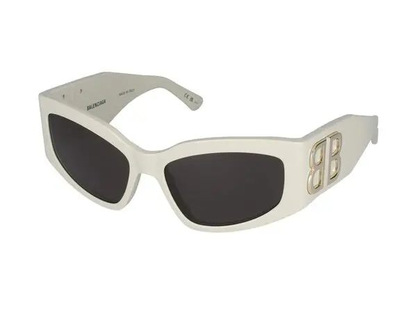 NEW BALENCIAGA IVORY CAT EYE SUNGLASSES, BALENCIAGA EYEWEAR Balenciaga Eyewear BB0319S Sunglasses | italist main image 3