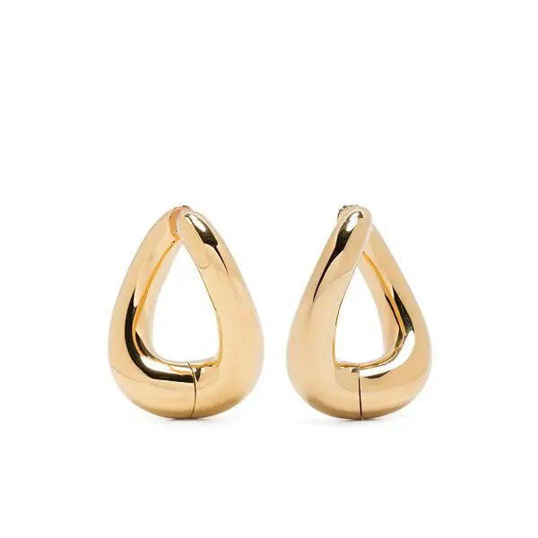 Tom Wood Twist Hoop Earrings - Gold
