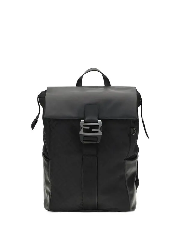 Fendi Nylon Flux Backpack - Black