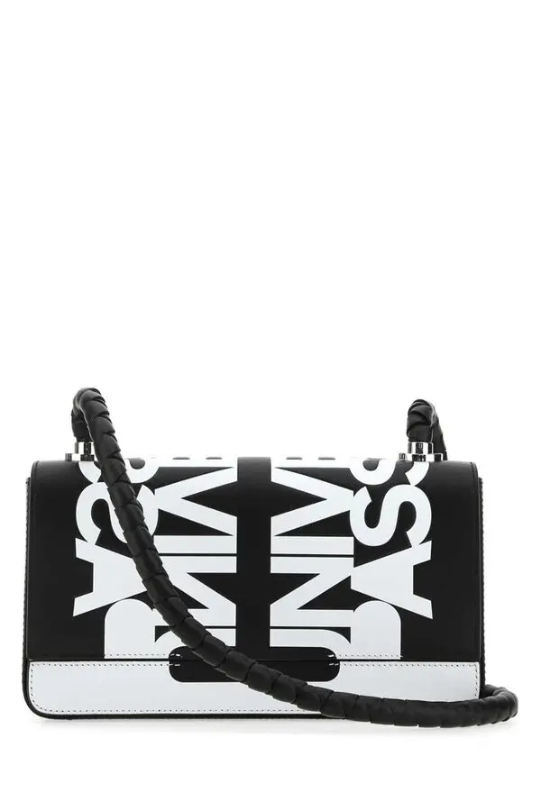 Burberry Two-tone Leather Crossbody Bag - Printed