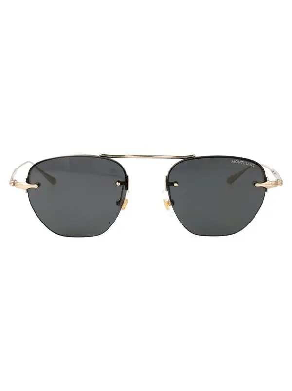 Montblanc Metal Sunglasses - Gold-gold-grey