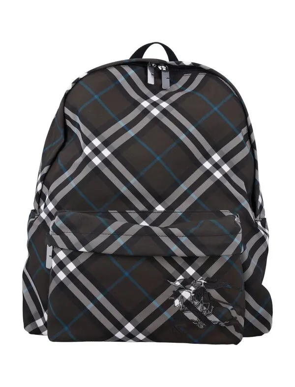 Burberry Check Pattern Backpack - Snug