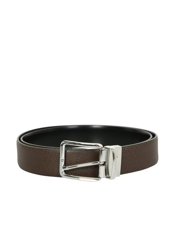 Canali Leather Belt - Brown