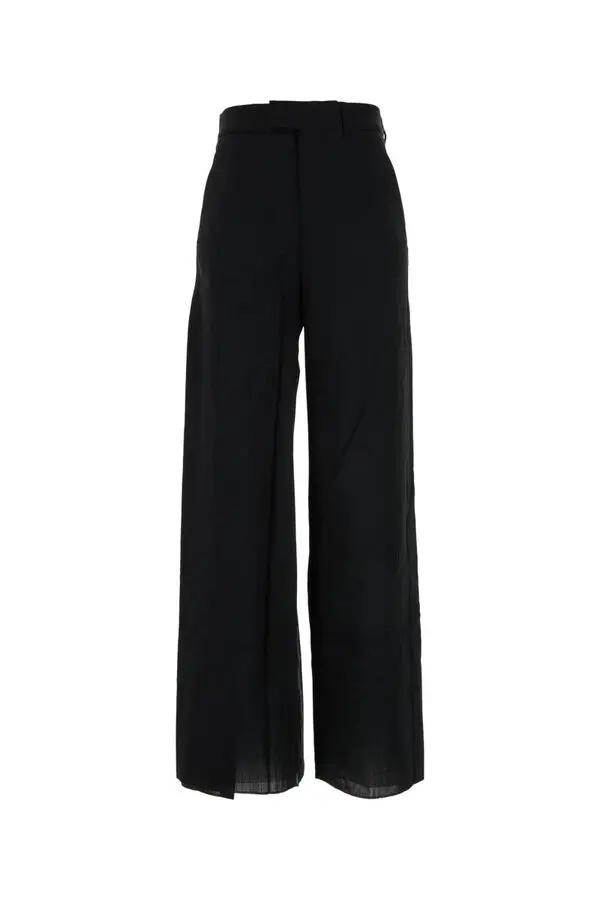 MAISON MARGIELA Pinstriped Trousers - Black