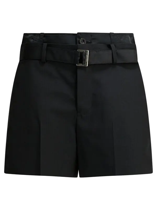 Sacai Bermuda Shorts - Black