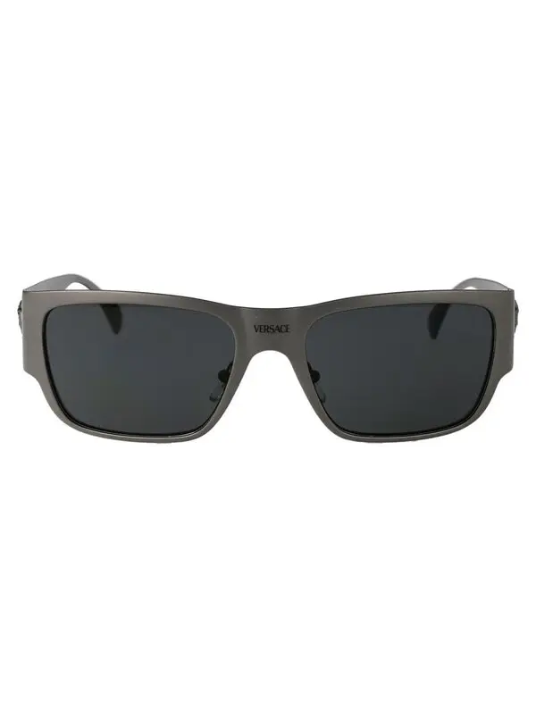 Versace Rectangle Sunglasses - 126287 Gunmetal