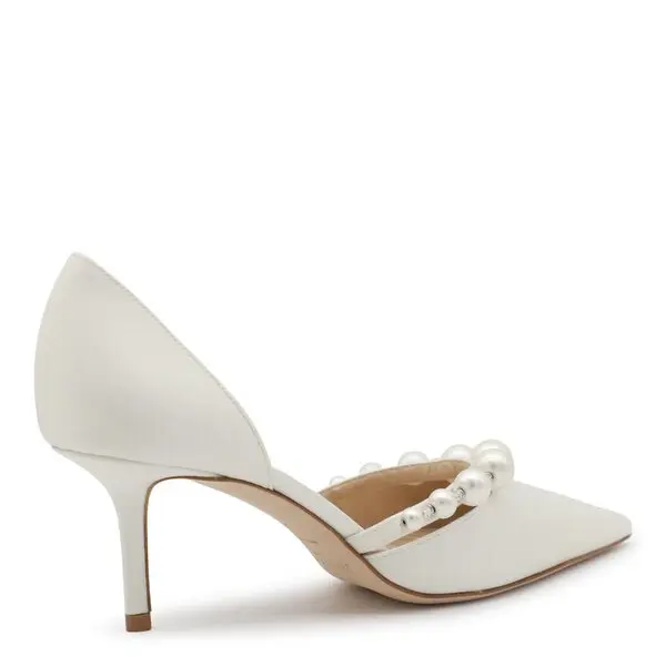 JIMMY CHOO Romy 85 Stiletto Heel Pumps - Ivory/white