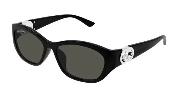 Gucci Sunglasses - Black Black Grey