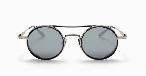 AKONI Sunglasses - Black Palladium, Navy
