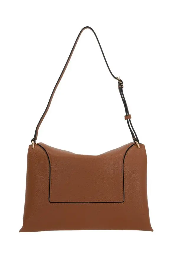 WANDLER Leather Crossbody Bag - Tan Crust