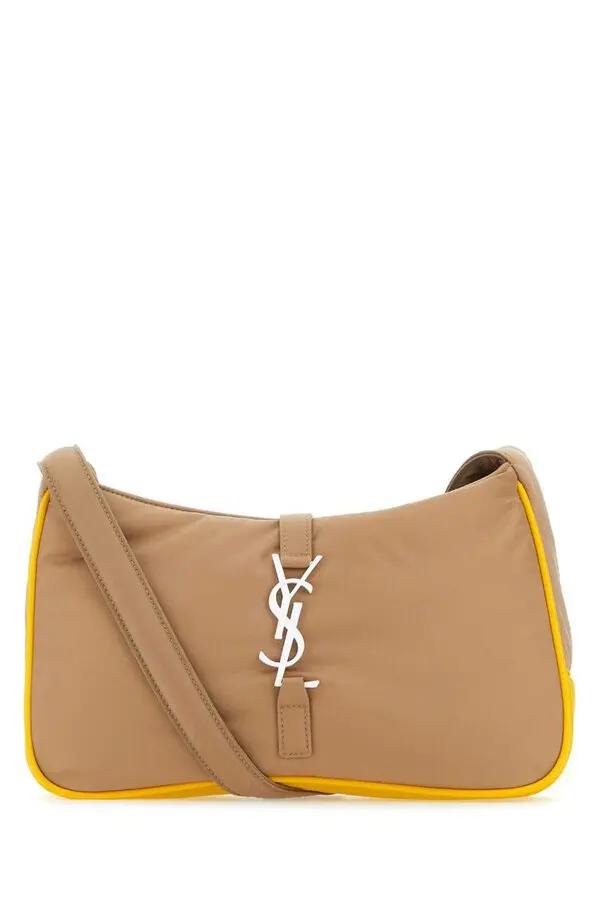 Saint Laurent Le 5 Ã 7 Shoulder Bag - Beige O Tan