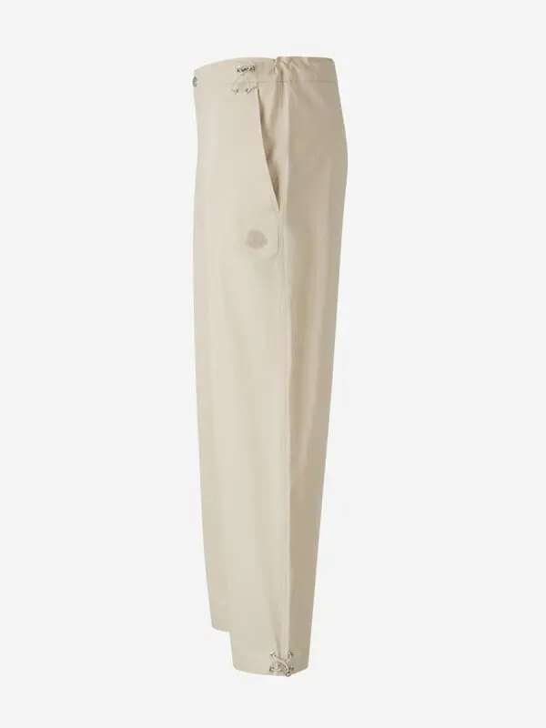Moncler Canvas Logo Trousers