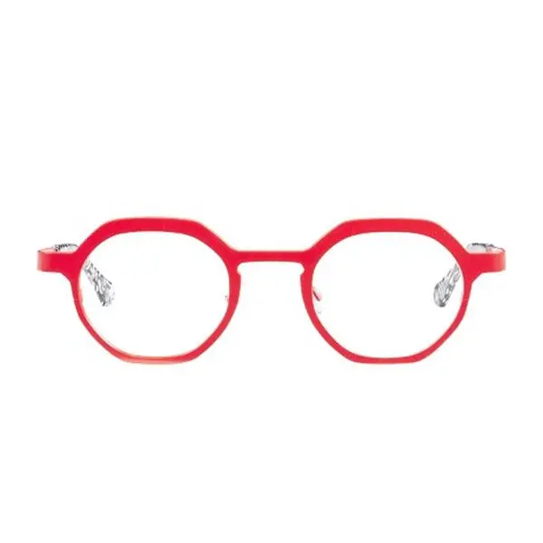 MATTTEW Geometric Titanium Eyeglasses - 93 Red