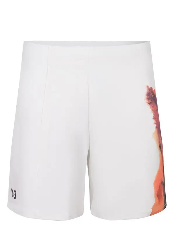 Adidas Side Detail Shorts - White