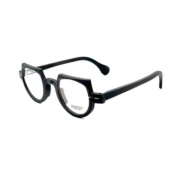 FEB31ST Geometric Lewis Eyeglasses - Brown