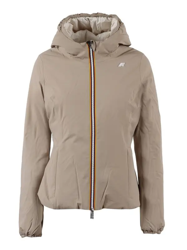 K-WAY Bonded Padded Down Jacket - Beige
