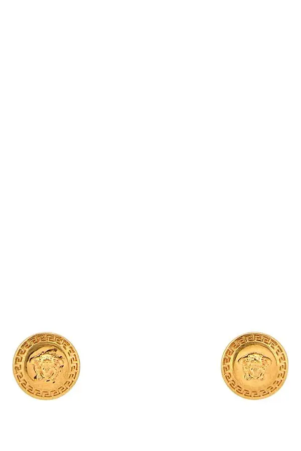 Versace Tribute Medusa Earrings - Gold