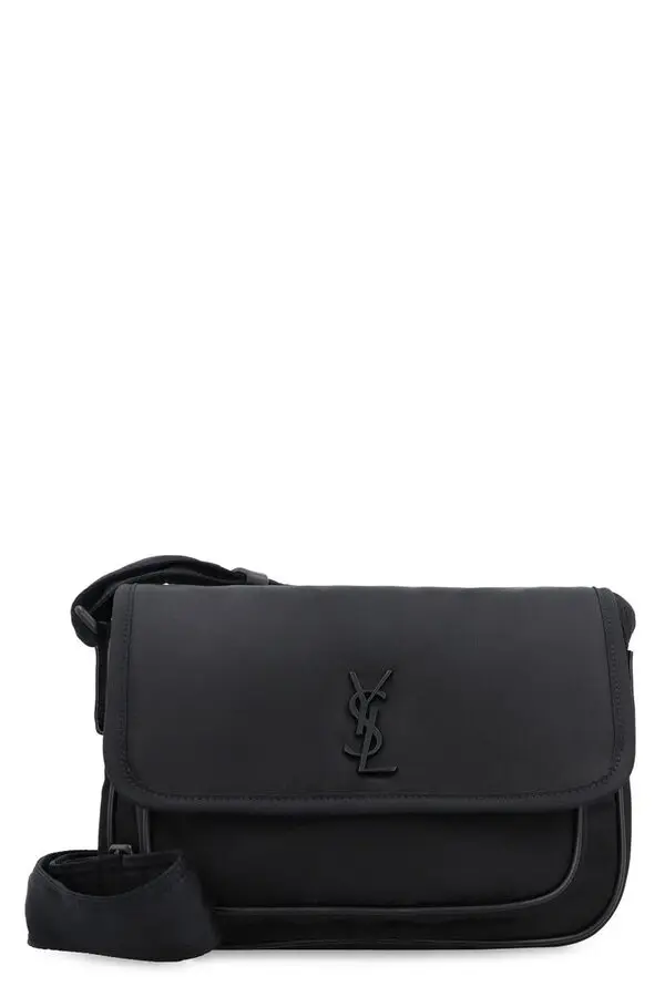 Saint Laurent Niki Nylon Small Messenger Bag - Black