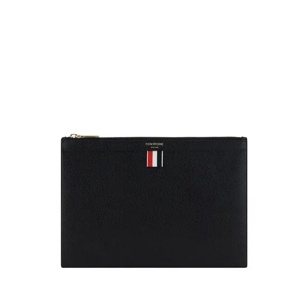 Thom Browne Leather Clutch - Black